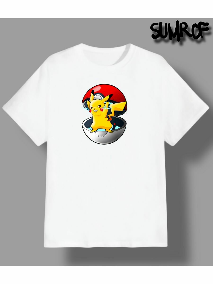 Футболка покемон пикачу pokemon