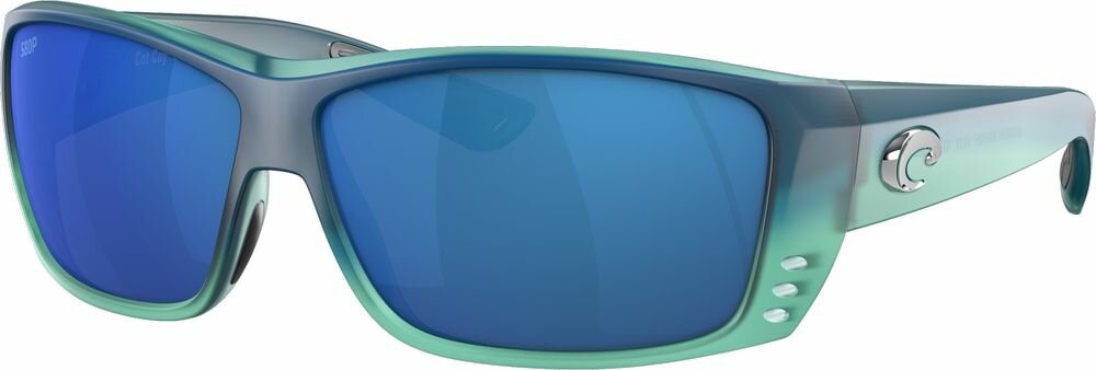 Costa Del Mar Поляризационные очки Costa Del Mar Cat Cay 580 P Matte Caribbean Fade Blue Mirror