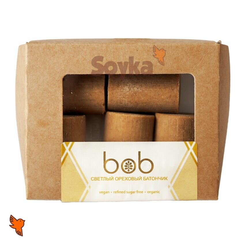 Батончик RAW Front светлый Bob, 105г 5шт