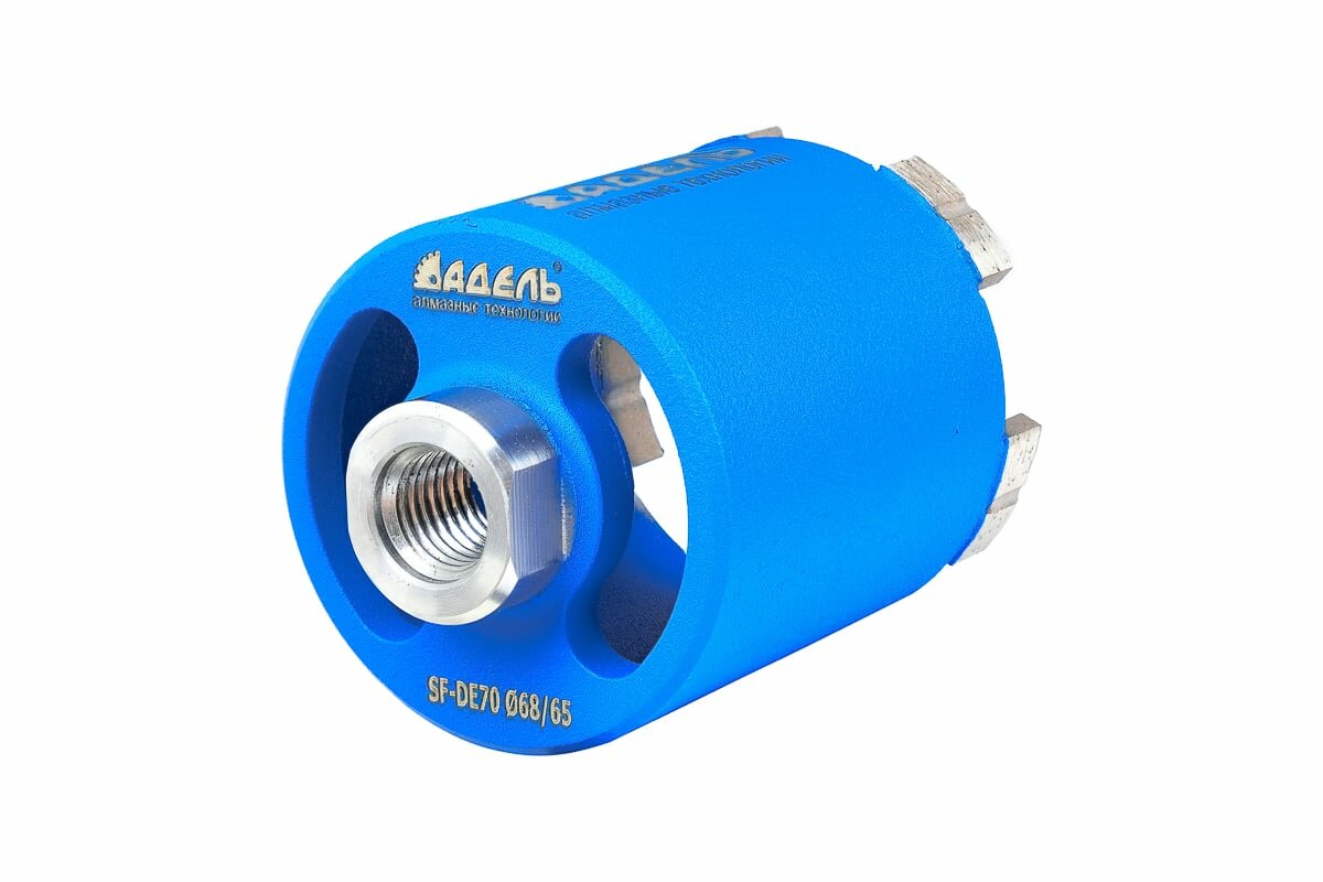Адель сверло алмазное для подрозетников SF-DE70 Ø68/65 M16 TR 5LSP ДУУ00005765