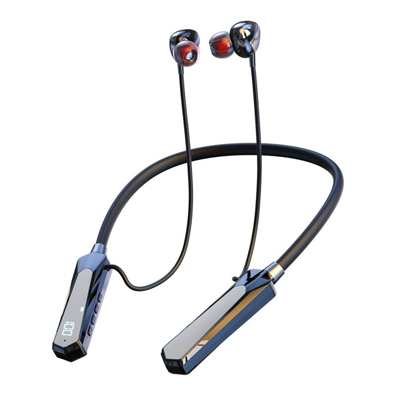 Спорт KLQ Bluetooth Наушники Scu-None На Шее Двухустройство TF Карта FM Радио Hi-Fi