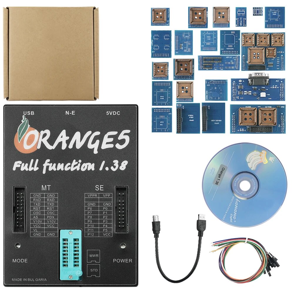 Orange5 Programmer V1.42 V1.38 V1.36 Полный адаптер Программное обеспечение в V1.38 Full set