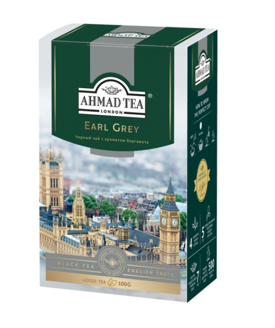 Ahmad Tea Чай листовой Эрл Грей 100г