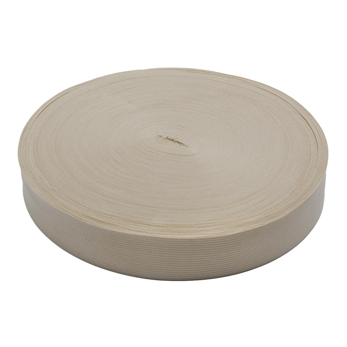 Тесьма окантовочная Лента, ширина 33 мм, длина 100 м, цвет светло-бежевый