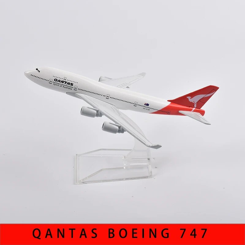 Qantas Boeing 747, модель самолета, металл, 1/400, цвет: 038