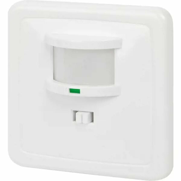 Датчик движения встраиваемый двухпроводной, 200 Вт, цвет белый, IP20