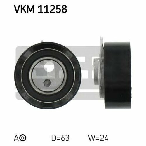 Ролик натяжной ремня ГРМ SKF VKM11258 для VW LT 2835 II 2DB II, LT 2846 II 2DA II, LT 2846 II C II, Transporter IV