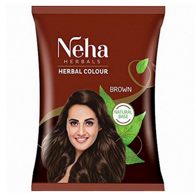 Хна для волос Коричневая Неха (Brown Neha), 20 грамм