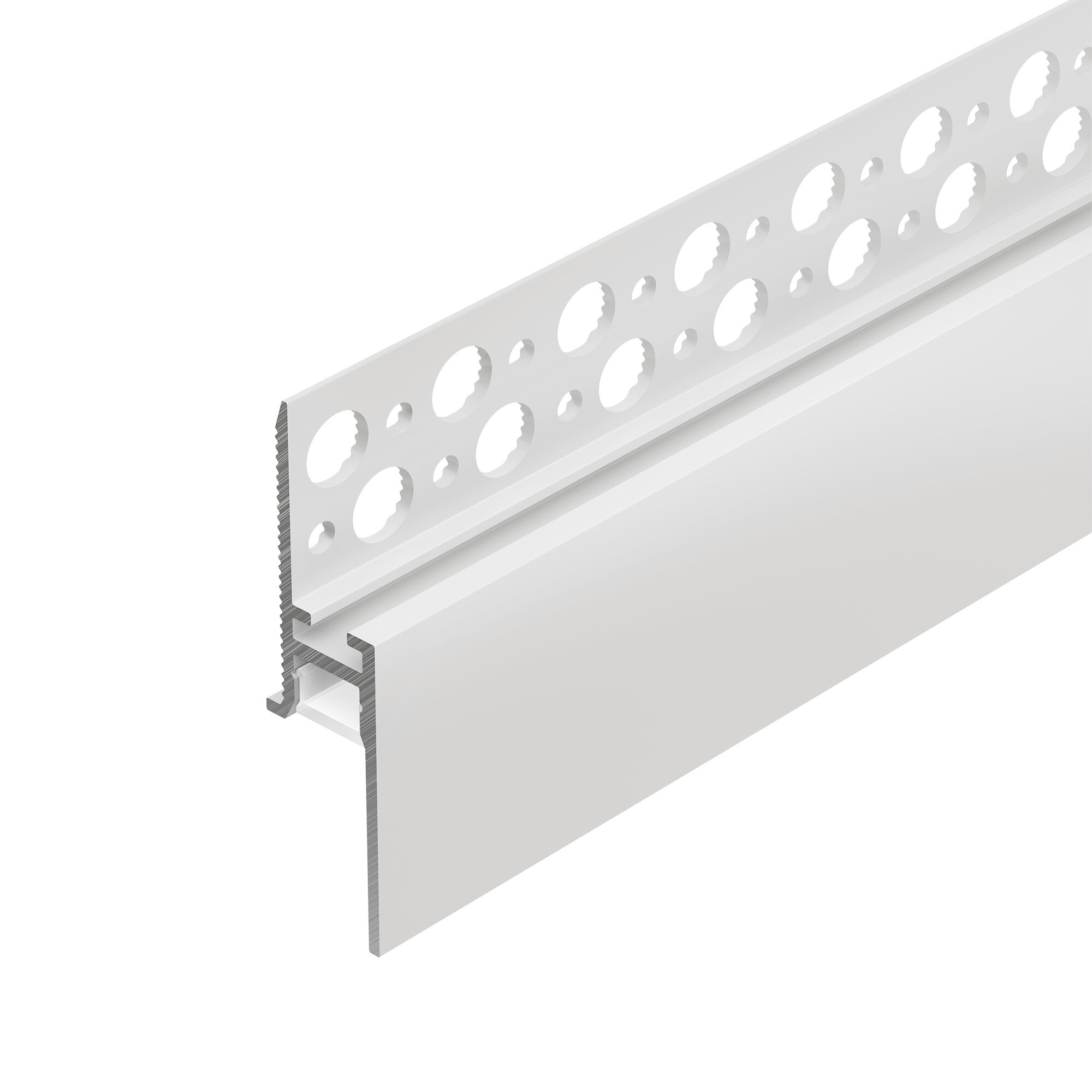 Профиль Arlight Профиль PLINTUS-FANTOM-H20-2000 WHITE (Arlight, Алюминий), 2м