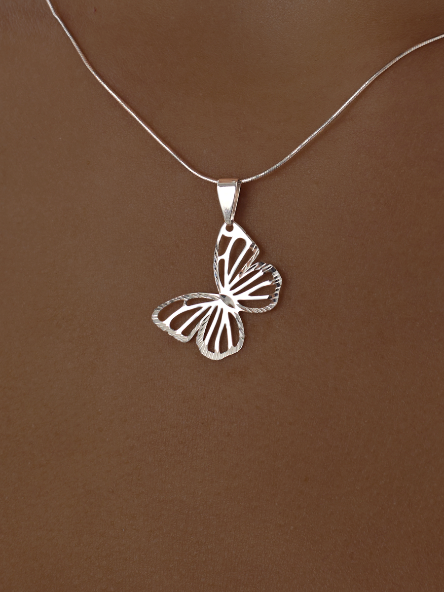 Подвеска, серебро, 925 проба, родирование