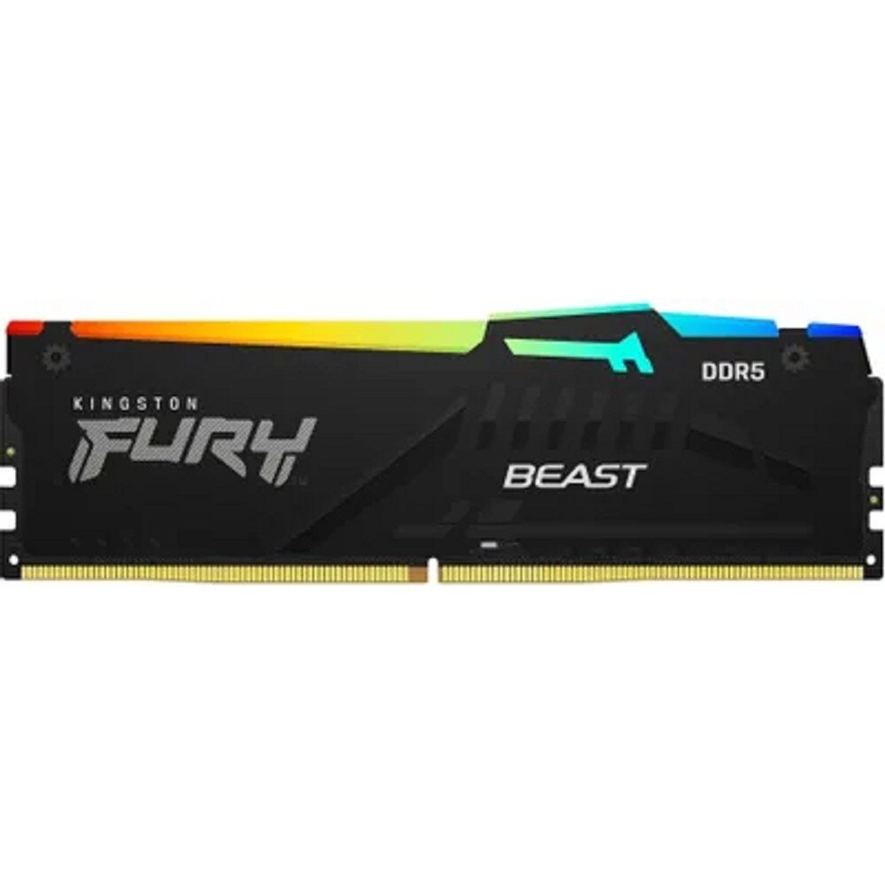 Модуль памяти Kingston DDR5 DIMM 16ГБ Fury Beast Black Expo KF556C36BBEA-16 1x 16ГБ 5600МГц, Ret