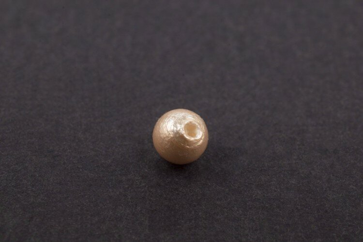 Хлопковый жемчуг Miyuki Cotton Pearl 4мм, цвет Pink, 744-036, 1шт