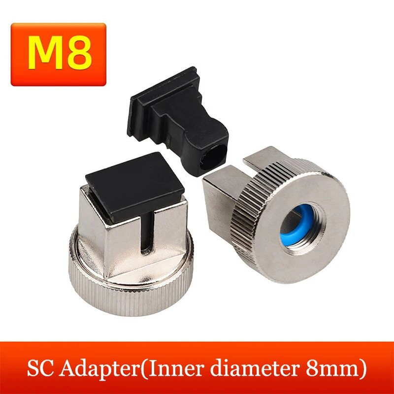 Адаптер для преобразования оптического измерителя мощности, соединитель SC/ST/ FC, переходник для оптического волокна, фланец, визуальная неисправность, M8