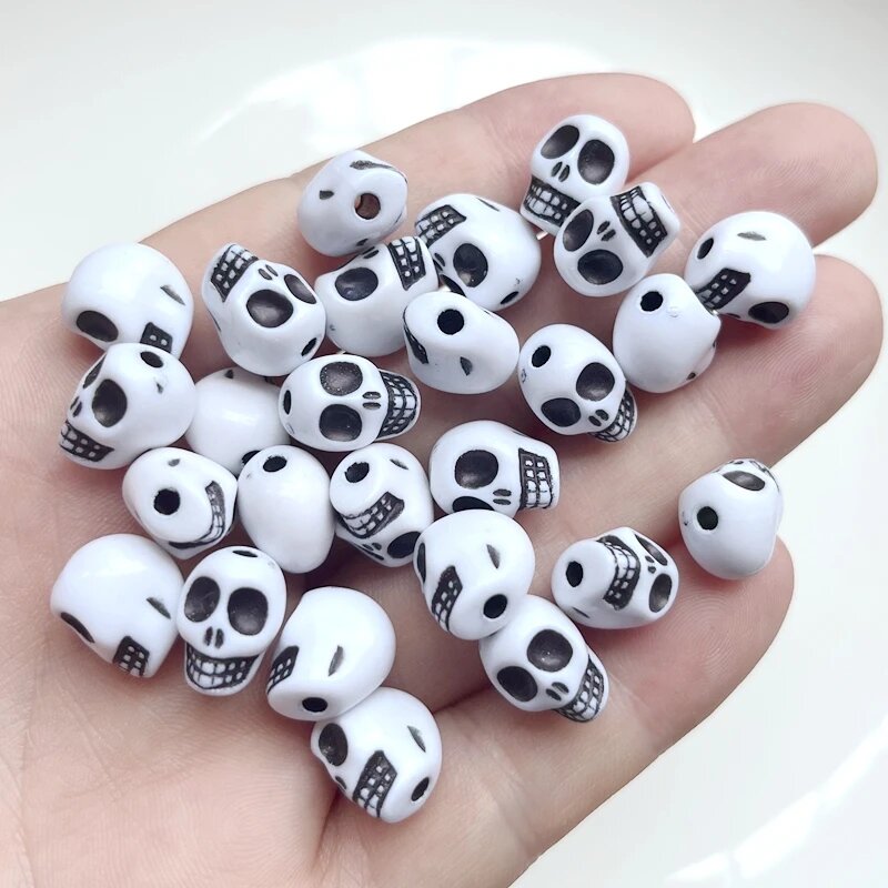 Акриловые бусины черепа YUSDTSHA 30 шт. N741