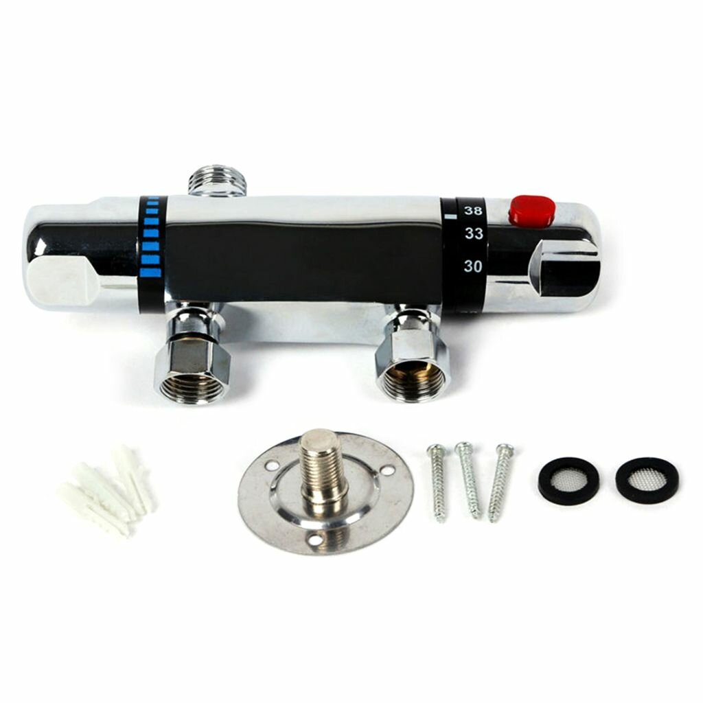 (1 комплект) Настенный скрытый кран горячей и холодной воды с постоянной температурой, автоматический смесительный клапан