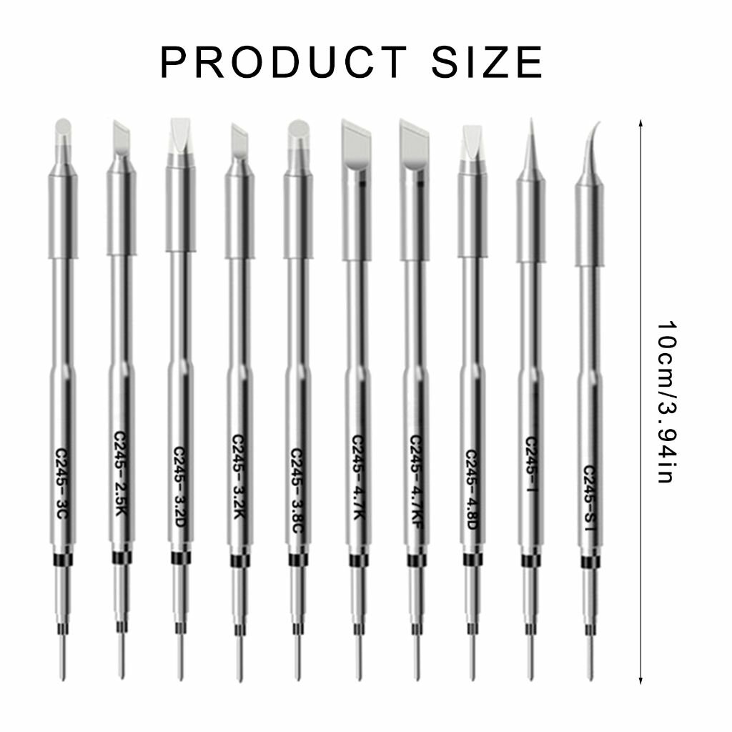 Насадка для паяльника C245 из стали и латуни