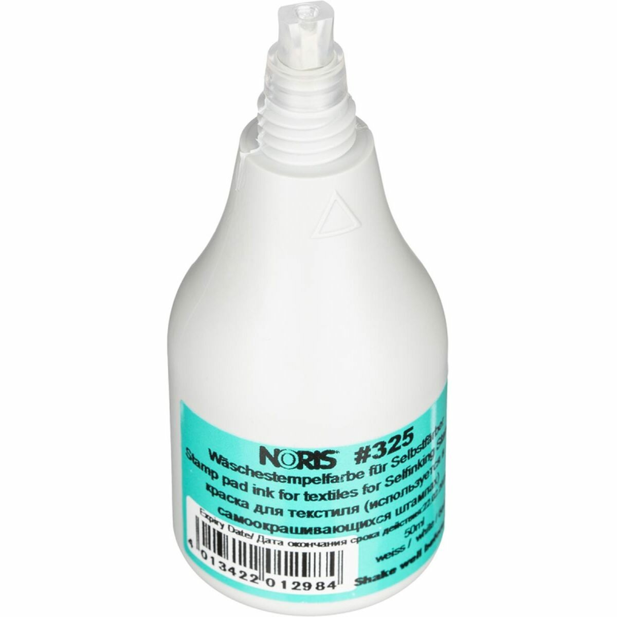 Краска штемпельная Noris 325С, 50мл, водно-спиртовая основа, белая