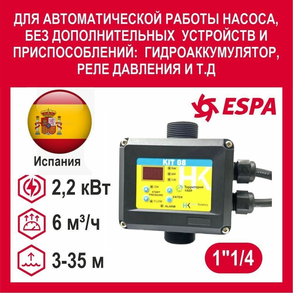 Блок контроля потока Kit 08 автоматика