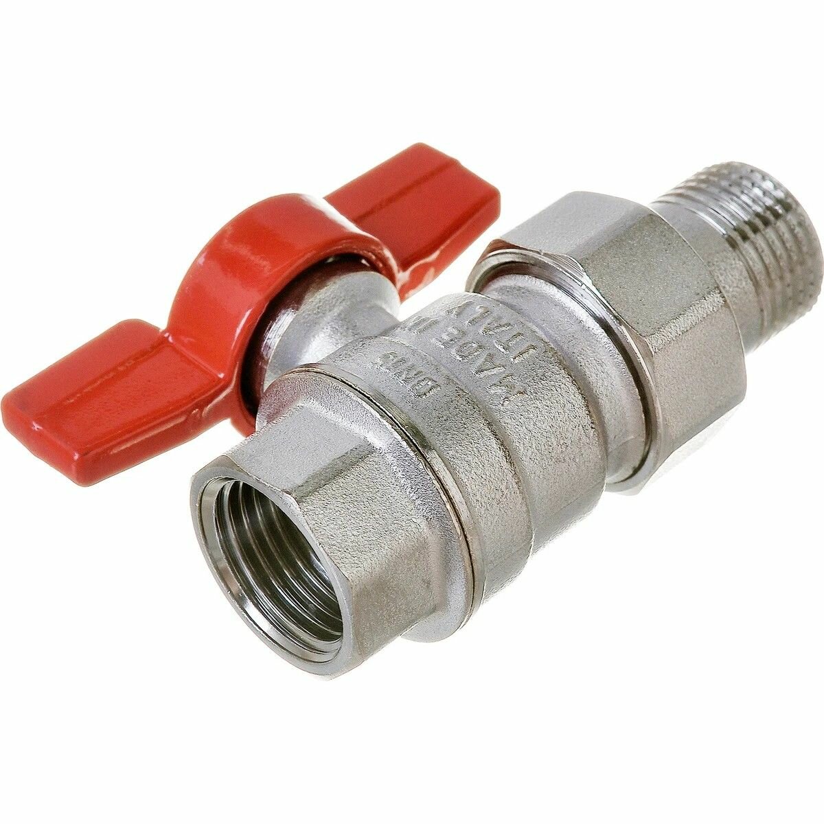 Кран шаровый 1/2 с американкой прямой Giacomini