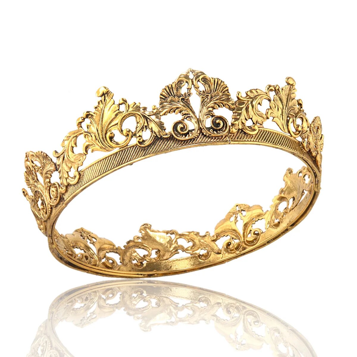 Золотая корона Blessed Deer 17CM Retro Gold