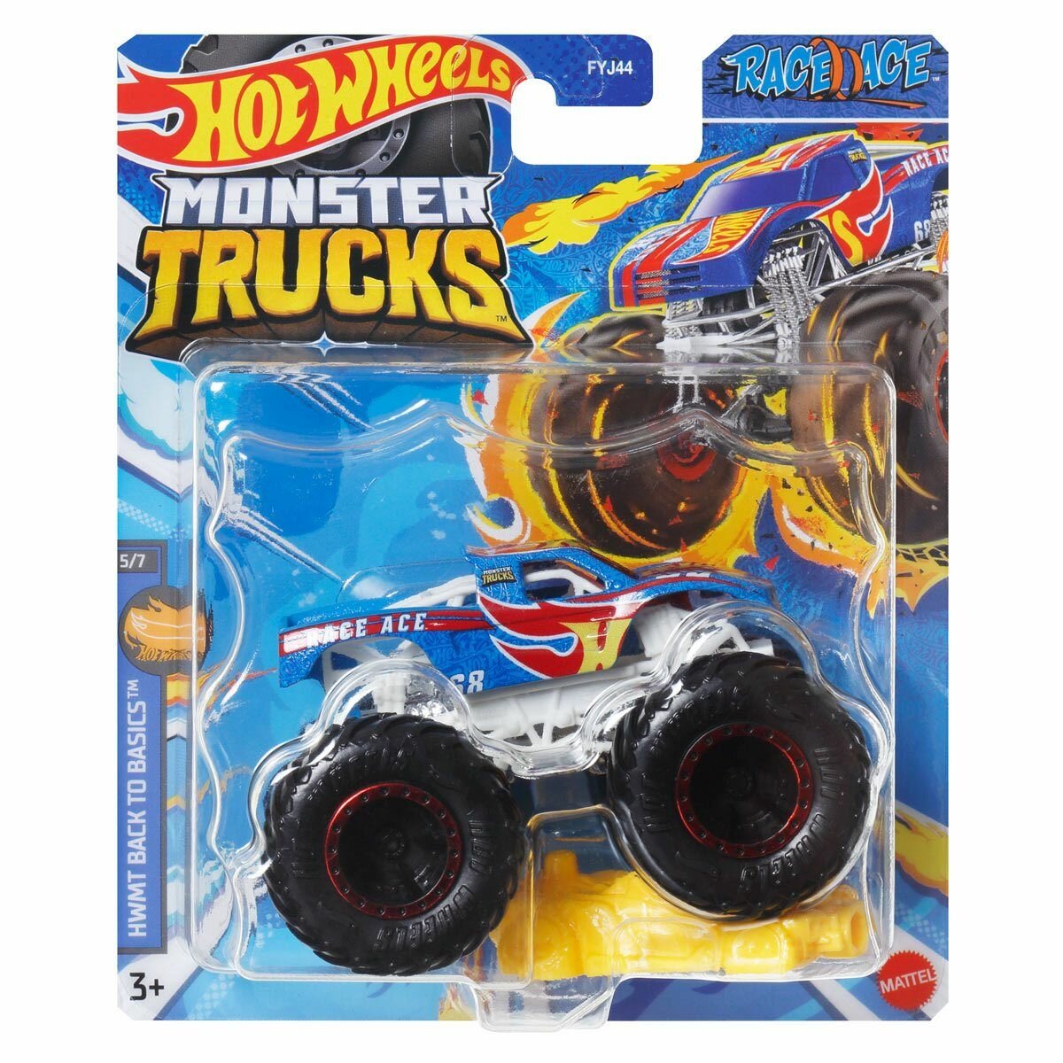 Машинка Mattel Hot Wheels Monster Trucks Монстр трак 2024 FYJ44 RACE ACE