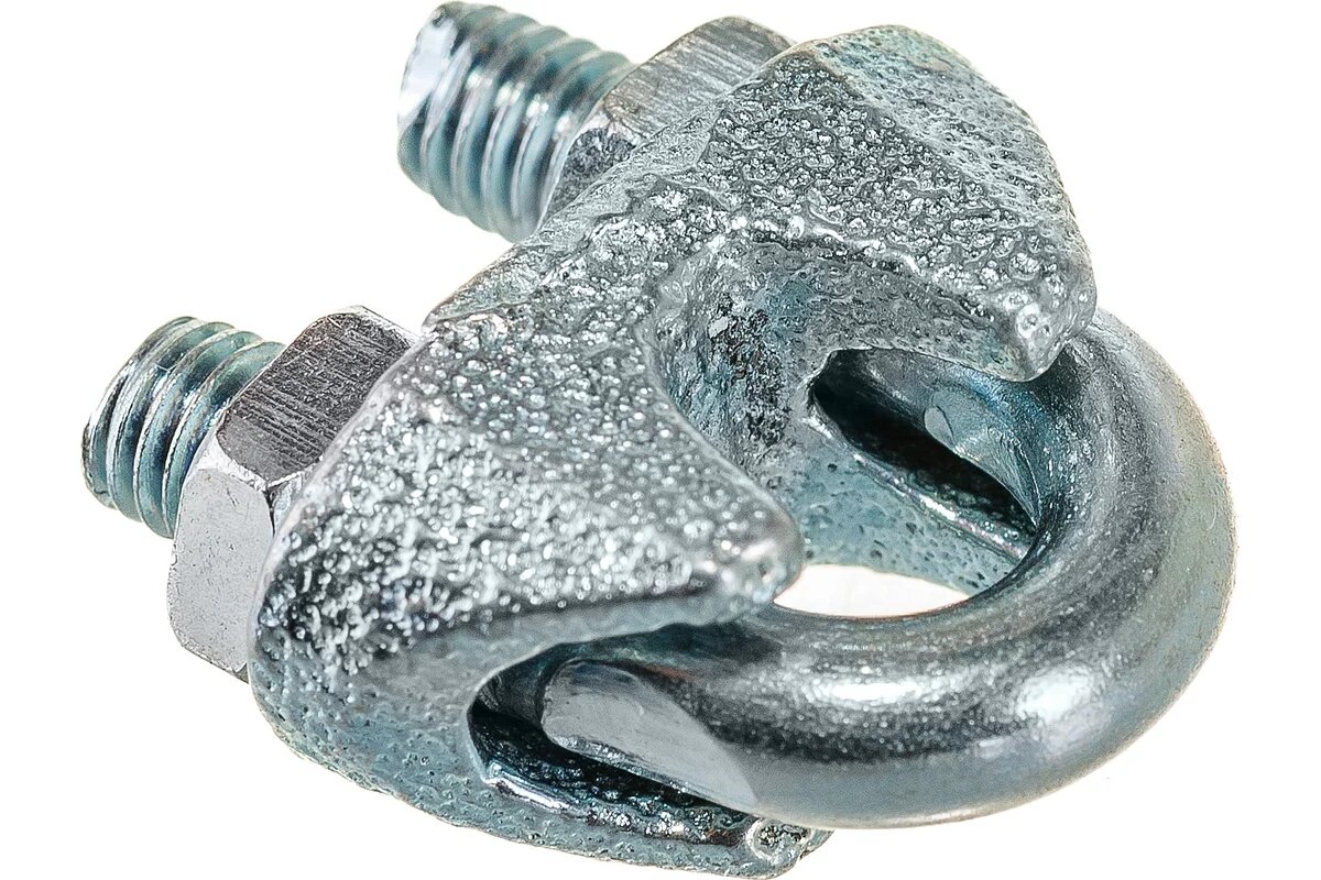 Метизный двор Зажим для троса 5 мм DIN 741, из стали, 4 шт, 4690441032157