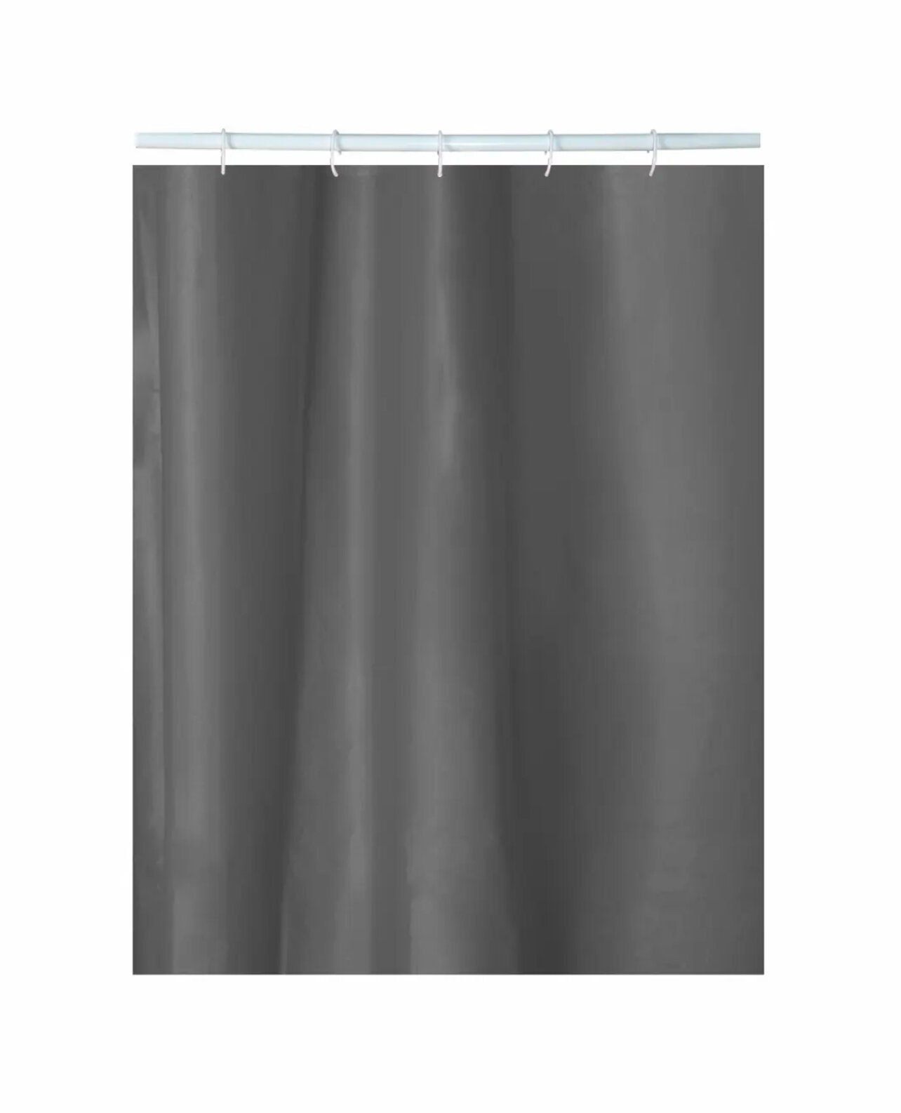 Штора для ванной Delphinium Эва 180x200 см, PEVA, цвет серый