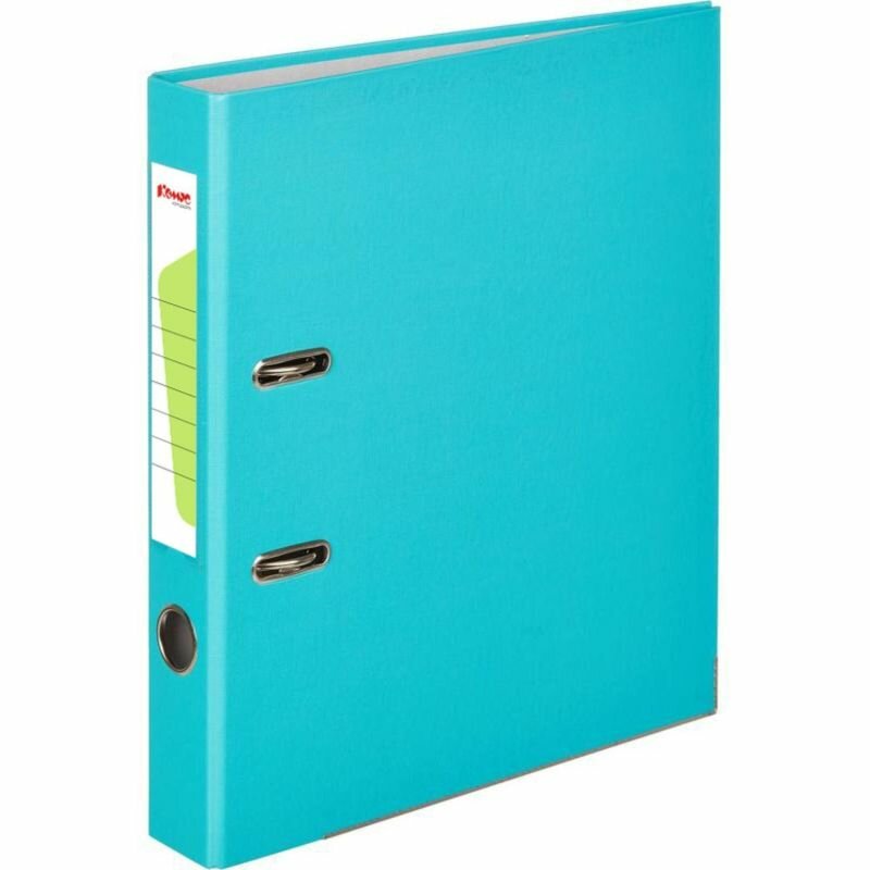 Комус Папка-регистратор, Экономи, 50 мм, бирюзовый тиффани