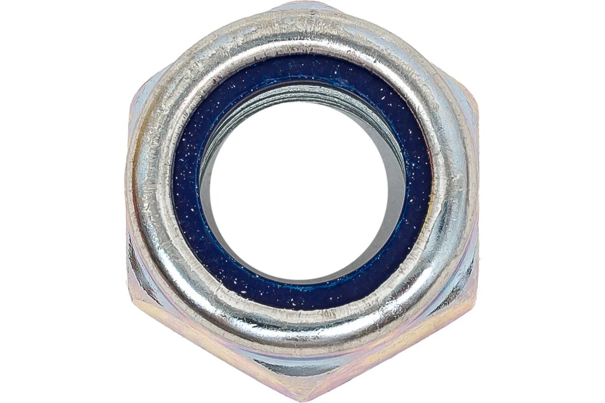 ZAMETAL Гайка самокон. М16 * 8.0 DIN 985 оц. / уп. 200 шт/ ZA518972