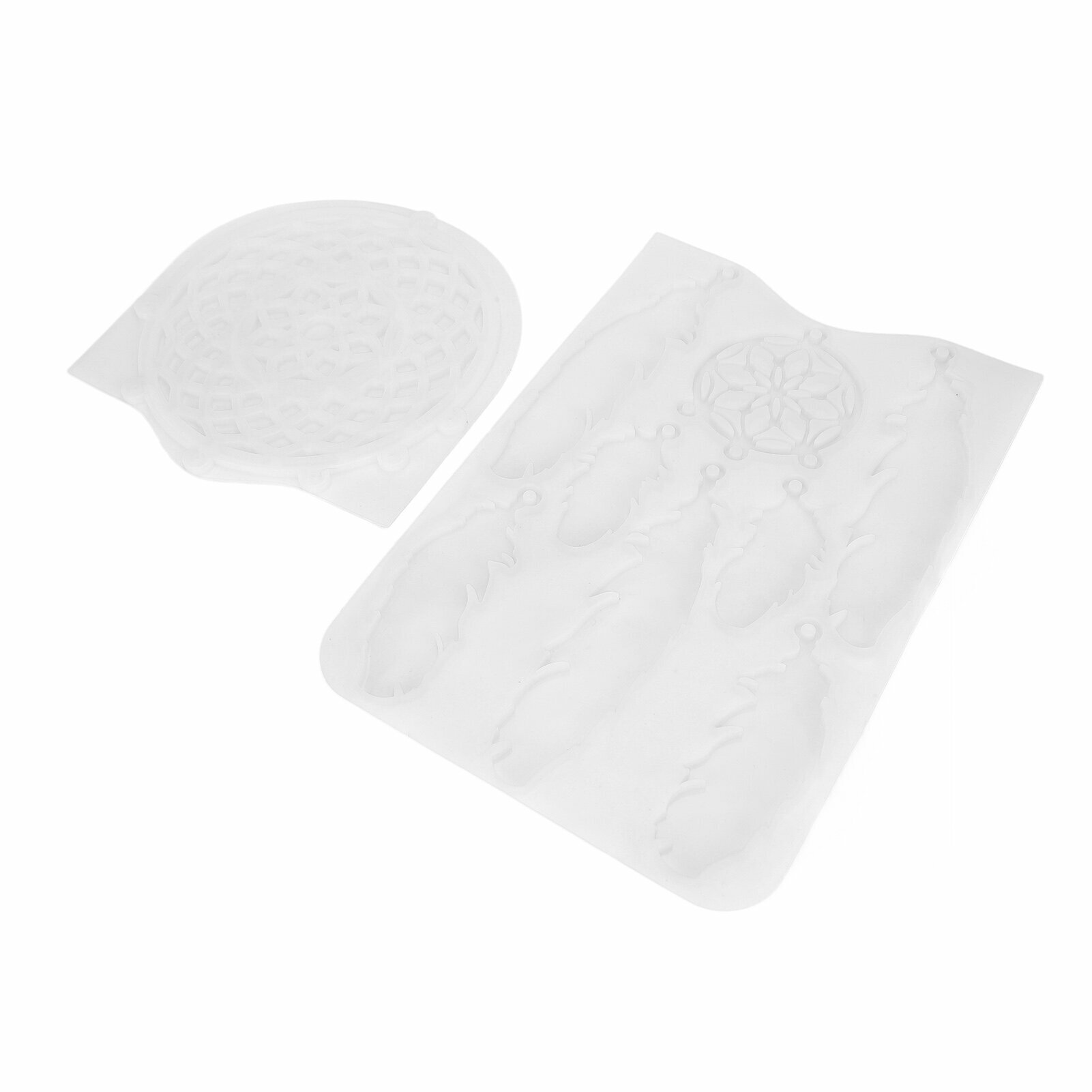 Силиконовая форма «Ловец снов», легко демонтируемая, мягкая, гибкая, многоразовая, персонализированная, «сделай сам», эпоксидная смола, литье, подвеска с перьями