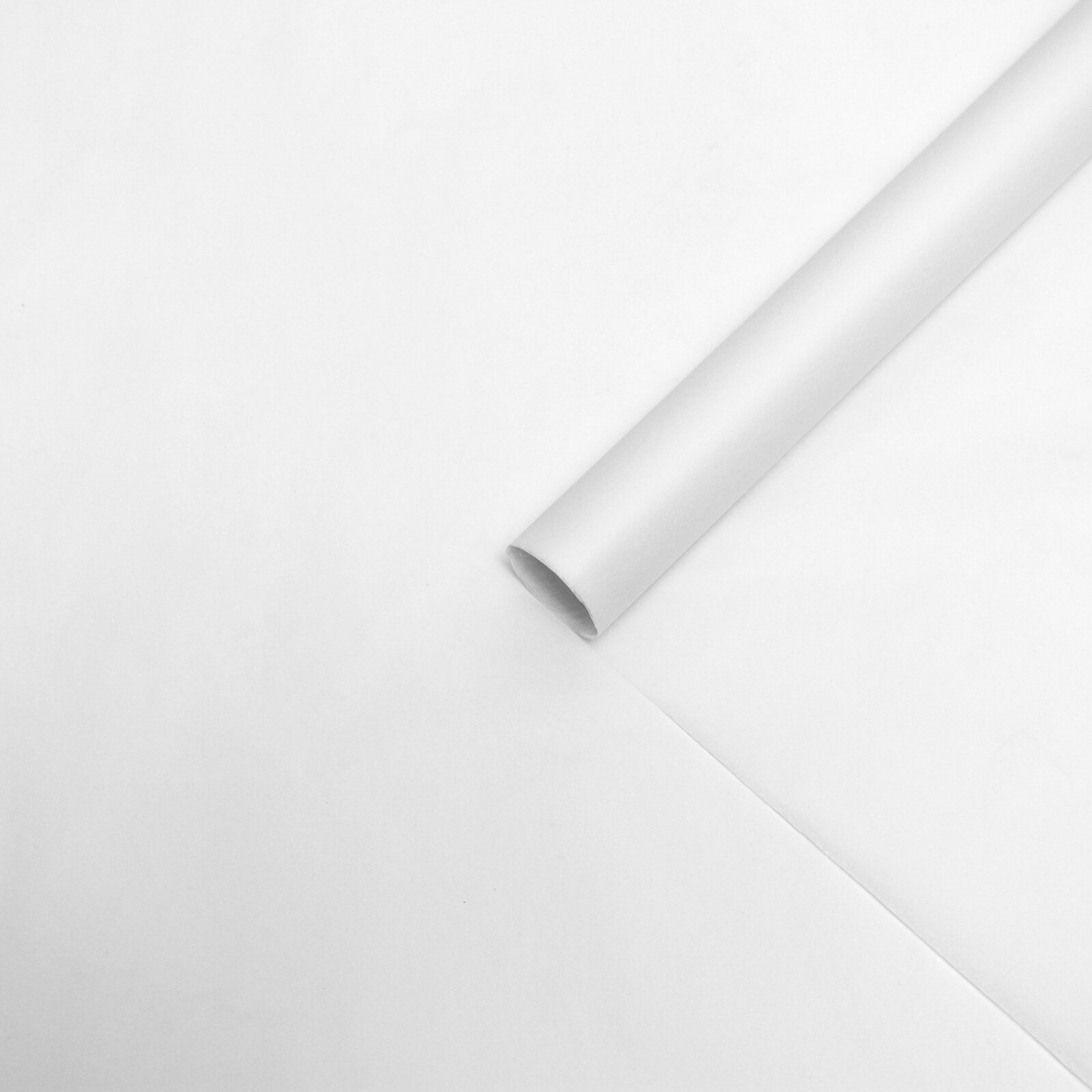 Бумага упаковочная тишью UPAK LAND, белая, размер 50 см × 10 м