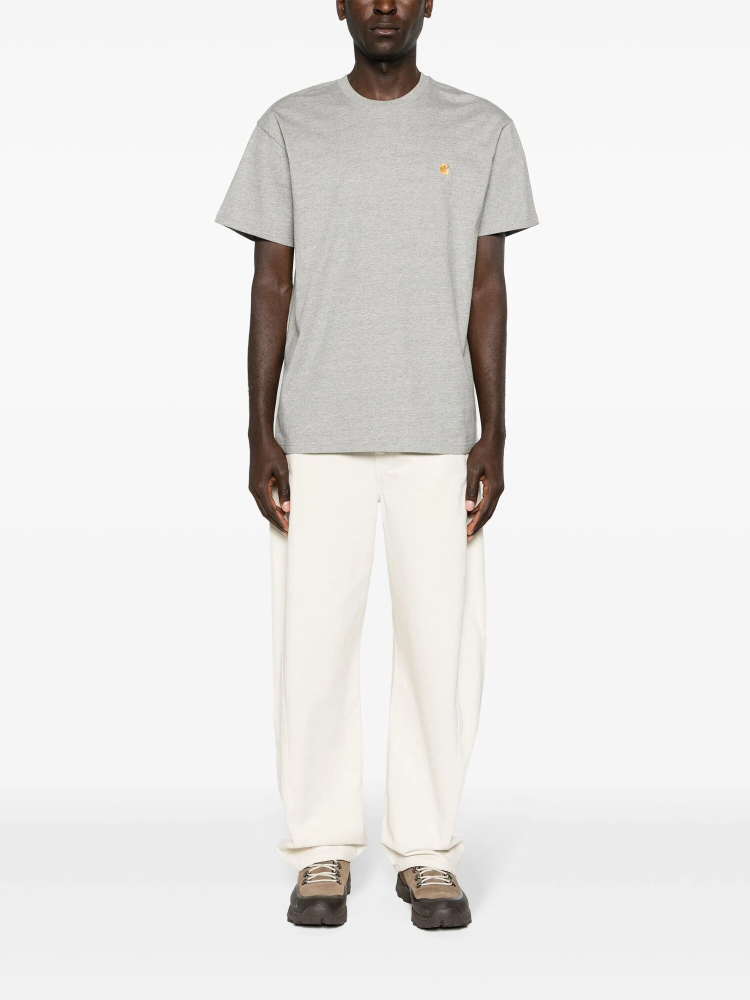 Футболка Carhartt WIP Chase, размер 50, серый — фото 1
