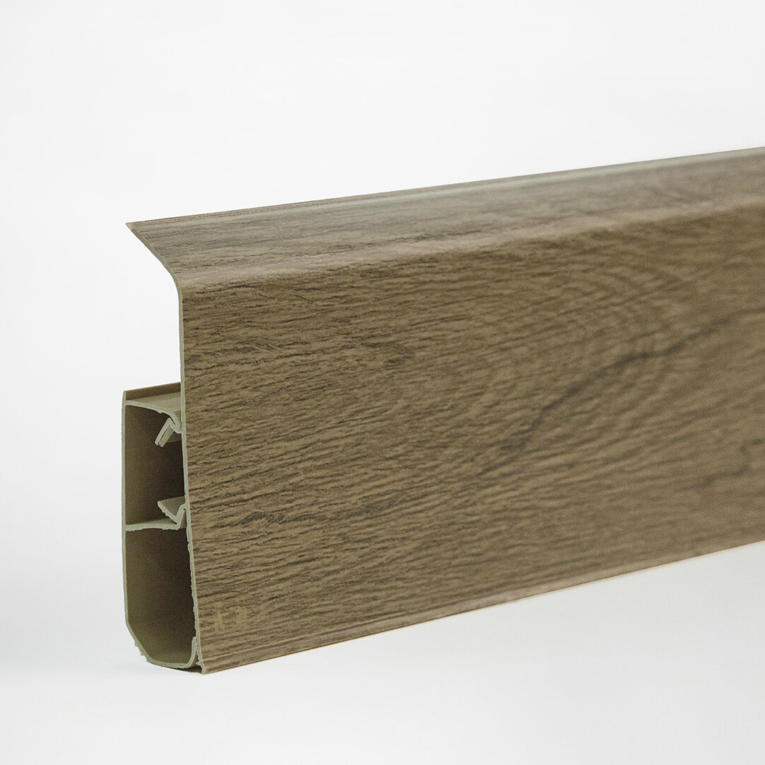 Плинтус напольный пластиковый ПВХ ройс (ROYCE) 2200x22x80 мм centenario 344