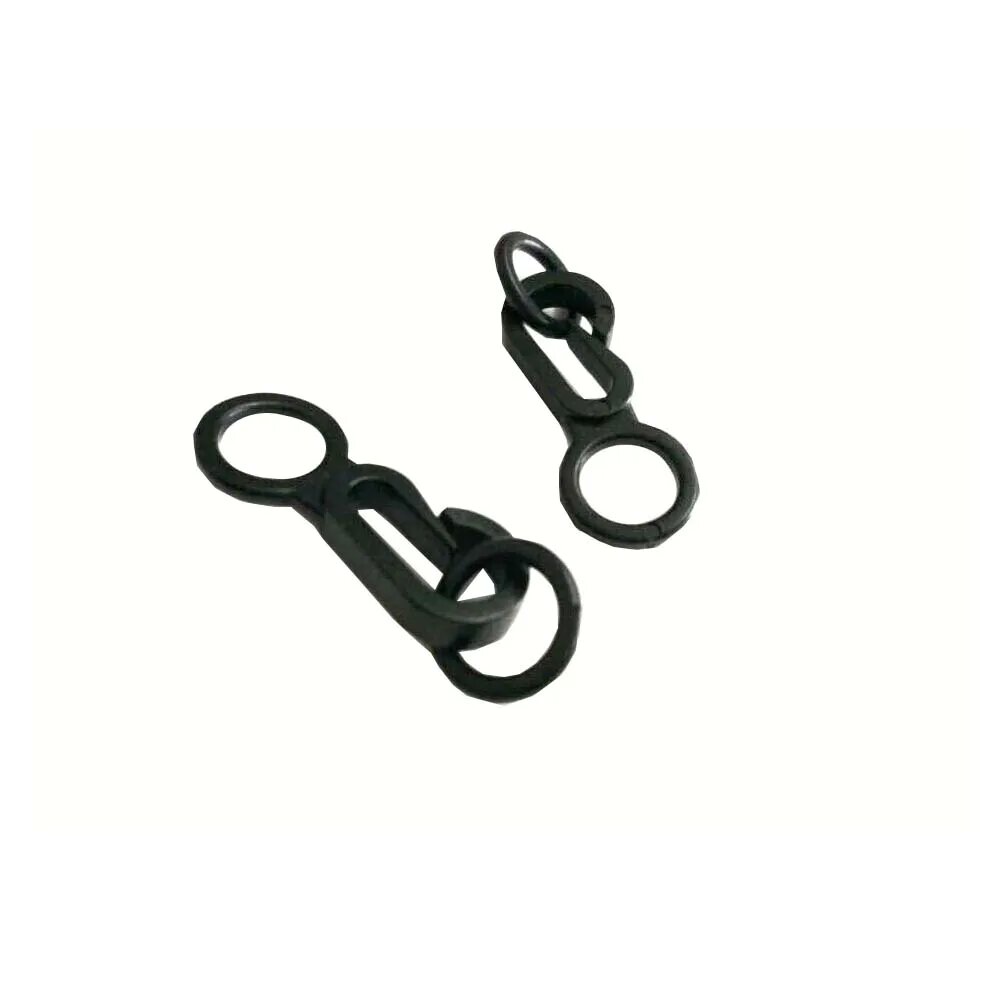 Пластиковые карабины черные 100 шт.