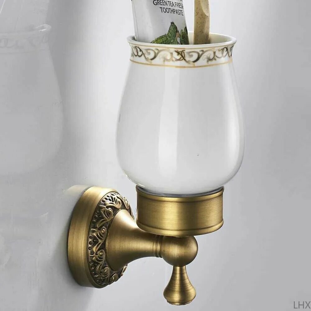 Держатель для ванной комнаты "стильная ванная комната из античной бронзы"