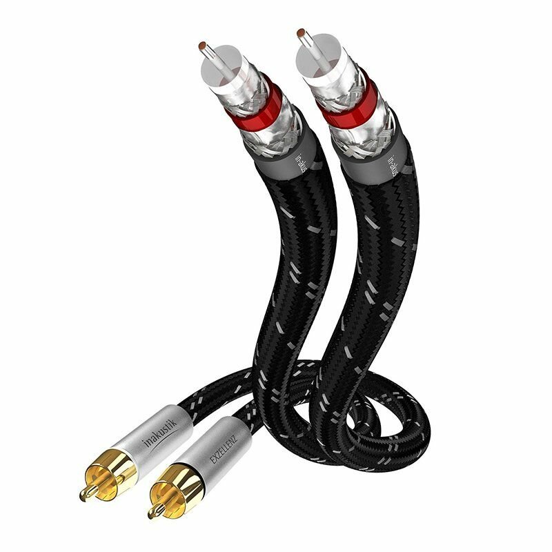 Межблочный кабель Inakustik Exzellenz Stereo Cable, RCA, 1.0 m, 0060410S4
