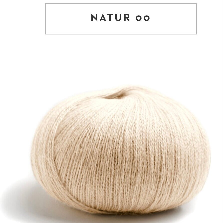 Piura /Пиура/ пряжа Lamana, 100% бэби альпака, 50г/400м (00, natur (натуральный), молочный)