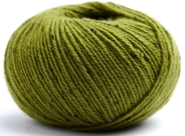 Como Tweed /Комо Твид/ пряжа Lamana (100% шерсть мериноса сверхлегкая), 25г/120м (66 твид, kiwi (киви), зеленый)