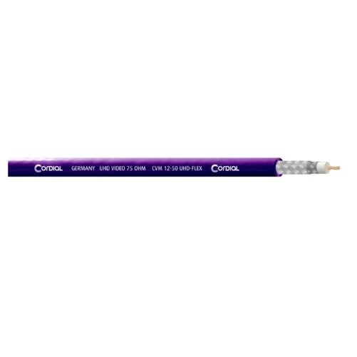Кабель коаксиальный в нарезку Cordial CVM 12-50 UHD-FLEX 100.0m