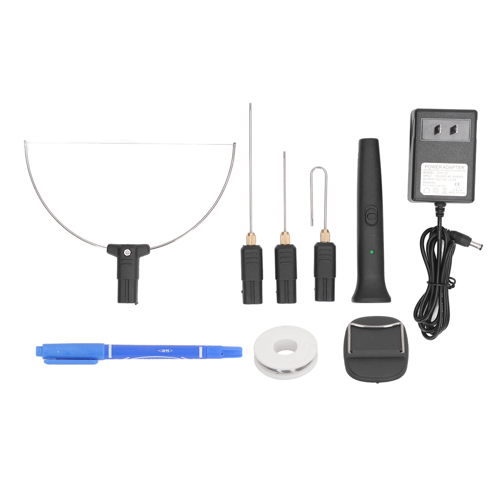 9-компонентный электрический набор для резки пенопласта с горячей проволокой, нож для резки пенополистирола, инструмент для легкой резки и придания формы