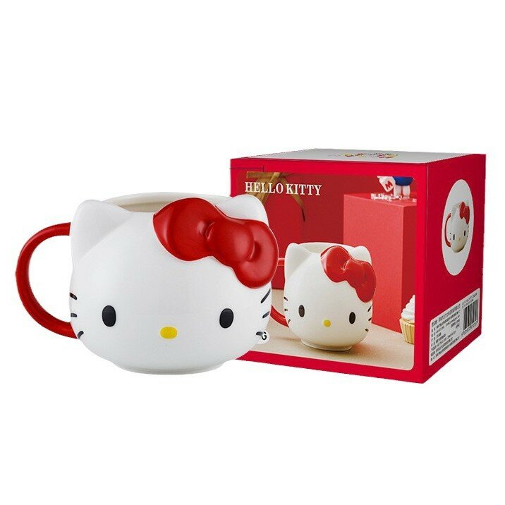 Кружка hello kitty в подарок на день рождение