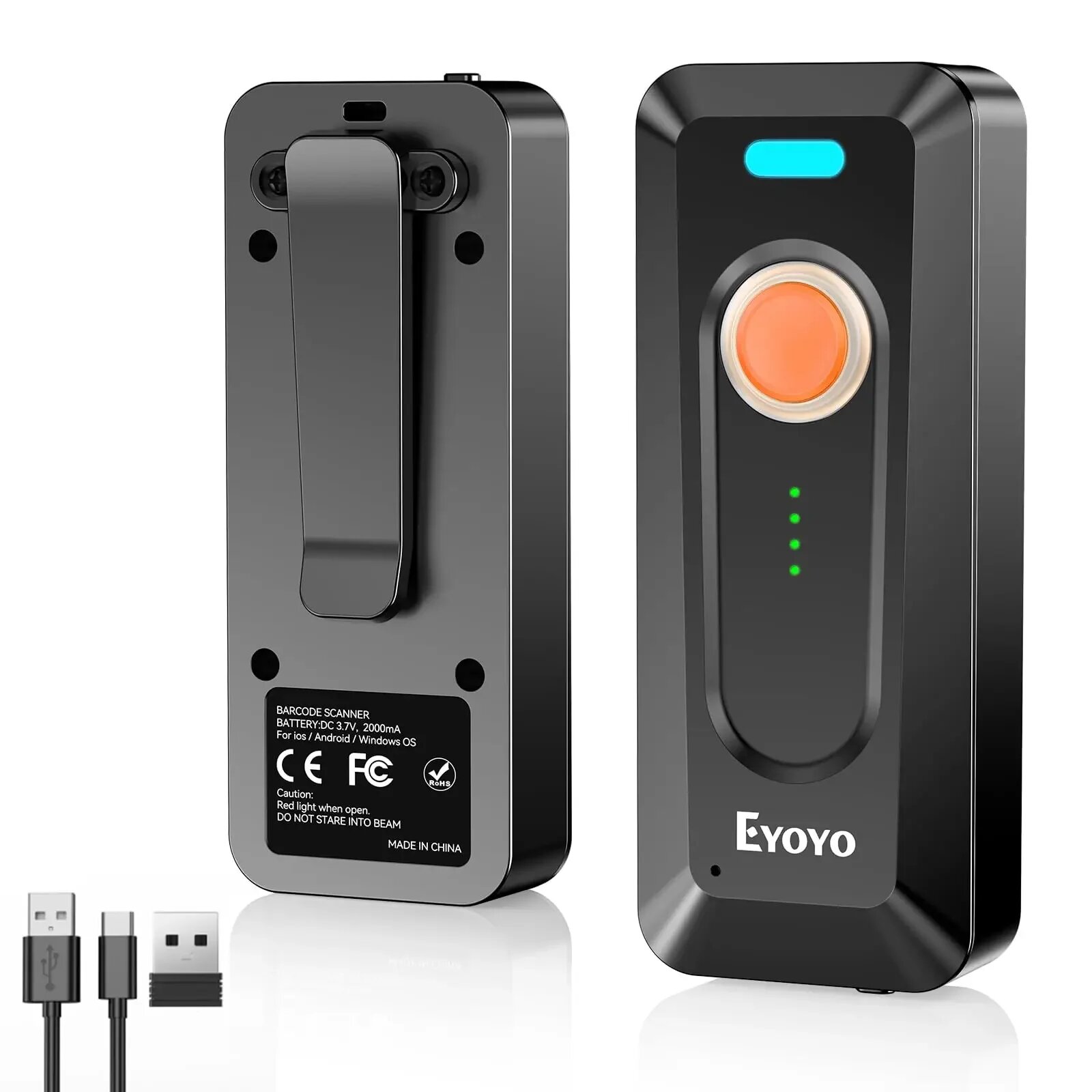 Сканер штрих-кодов Eyoyo EY-039 1pc Scanner - Orange