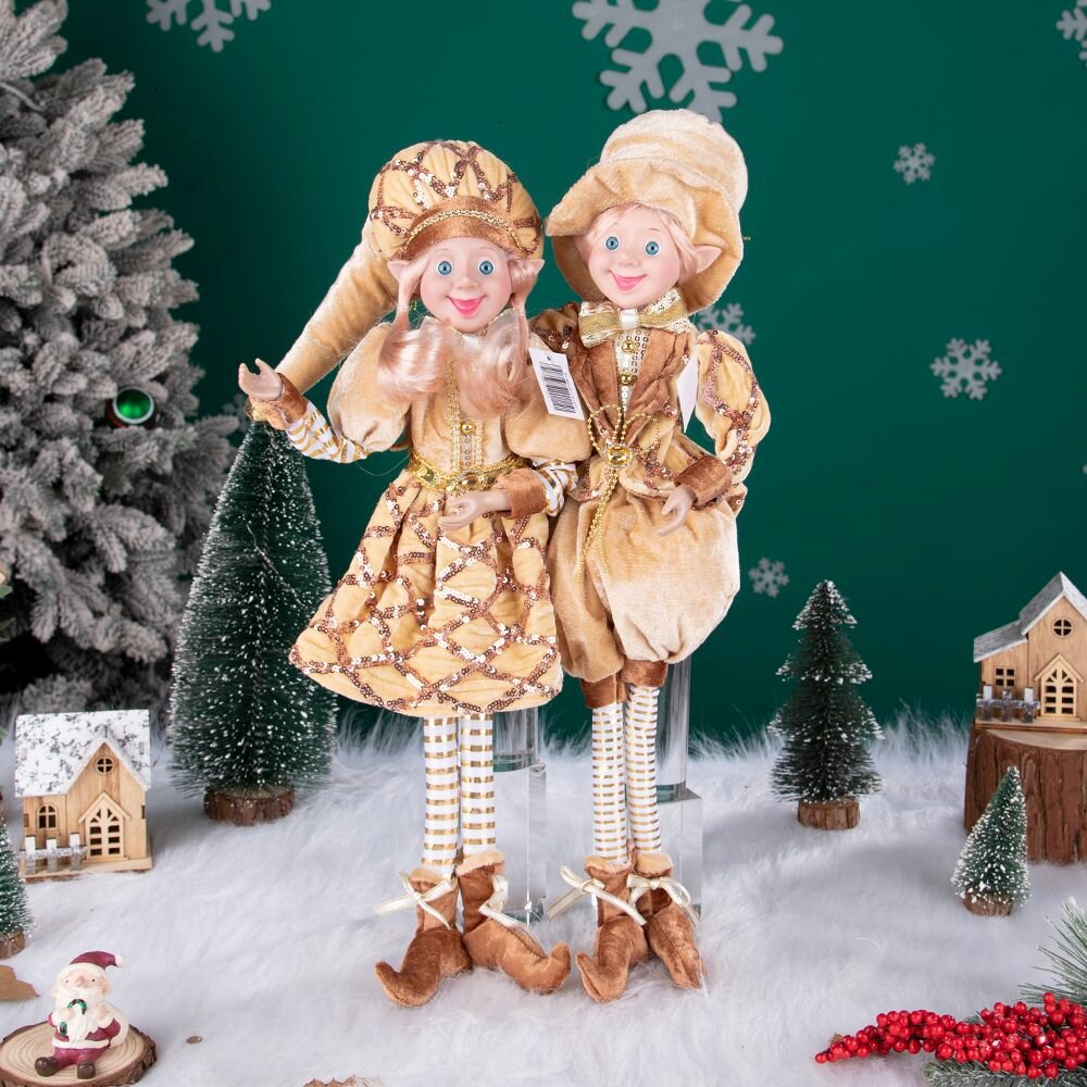 Набор елочных украшений Мягкая игрушка, Сказочный персонаж 2 шт.