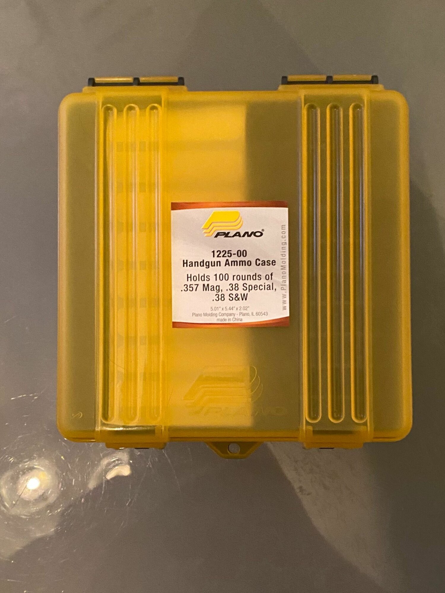 Коробка для патронов Plano 1225-00, 357 Mag, .38 Special, .38 S&W