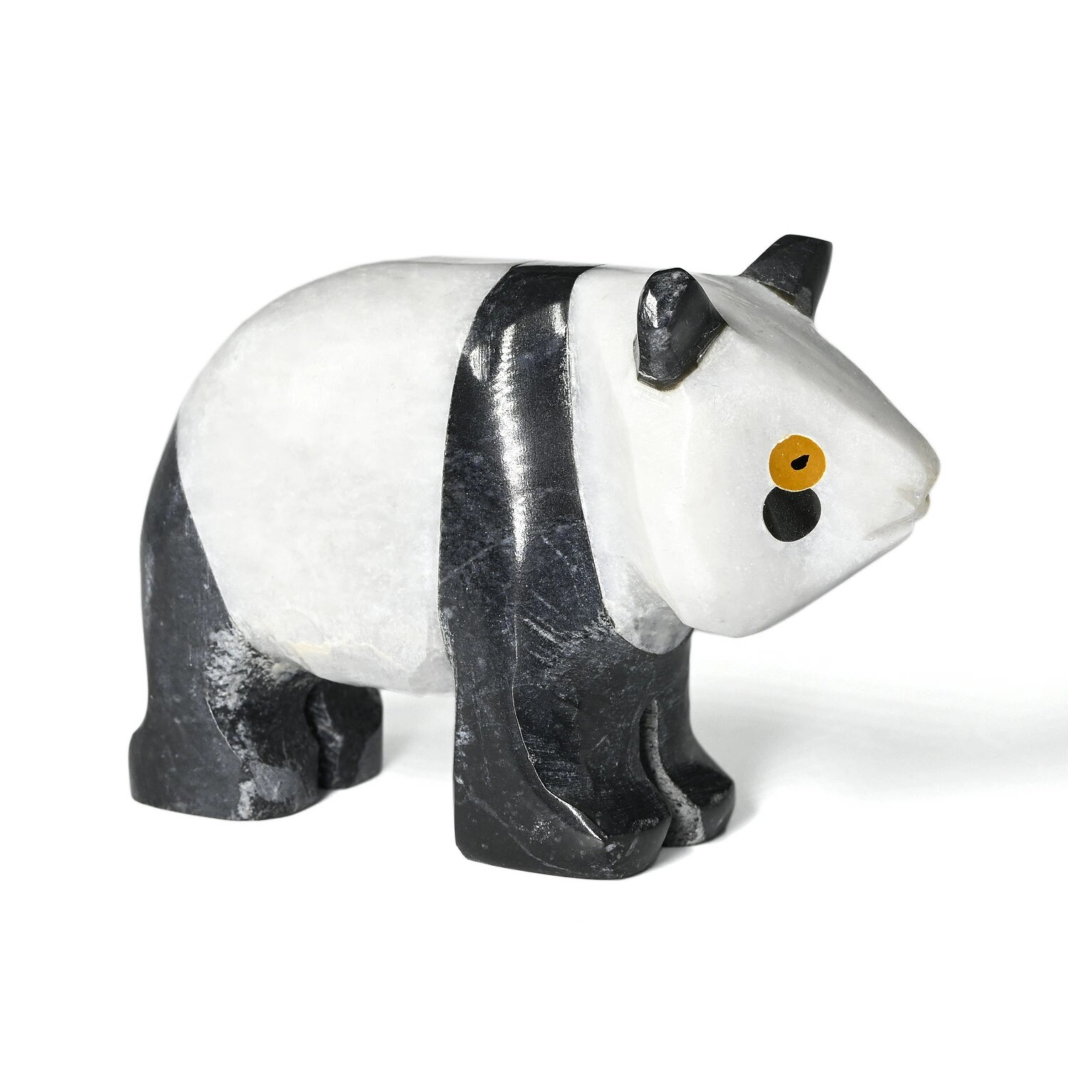 Панда из оникса №4 (100*40*70мм) .