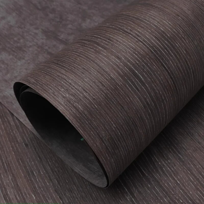 Технология шпона черного ореха, дуб, черное дерево, шпон, мебель для скрипки, листы шпона L: 2,5 метра x 58 см, T: 0,2 мм, панели из шпона дерева Коричневый, Silver wire