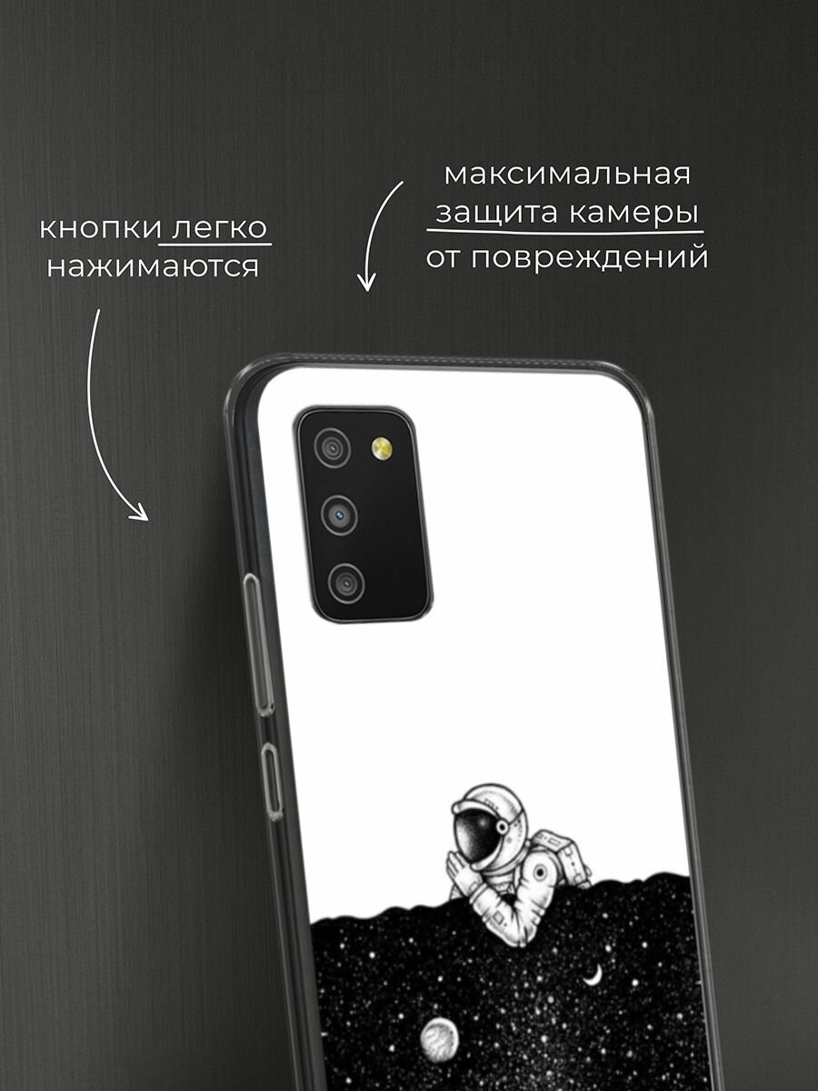 Чехол на Samsung Galaxy A02s / Самсунг Галакси A02s с принтом "Космический сон" — фото 1