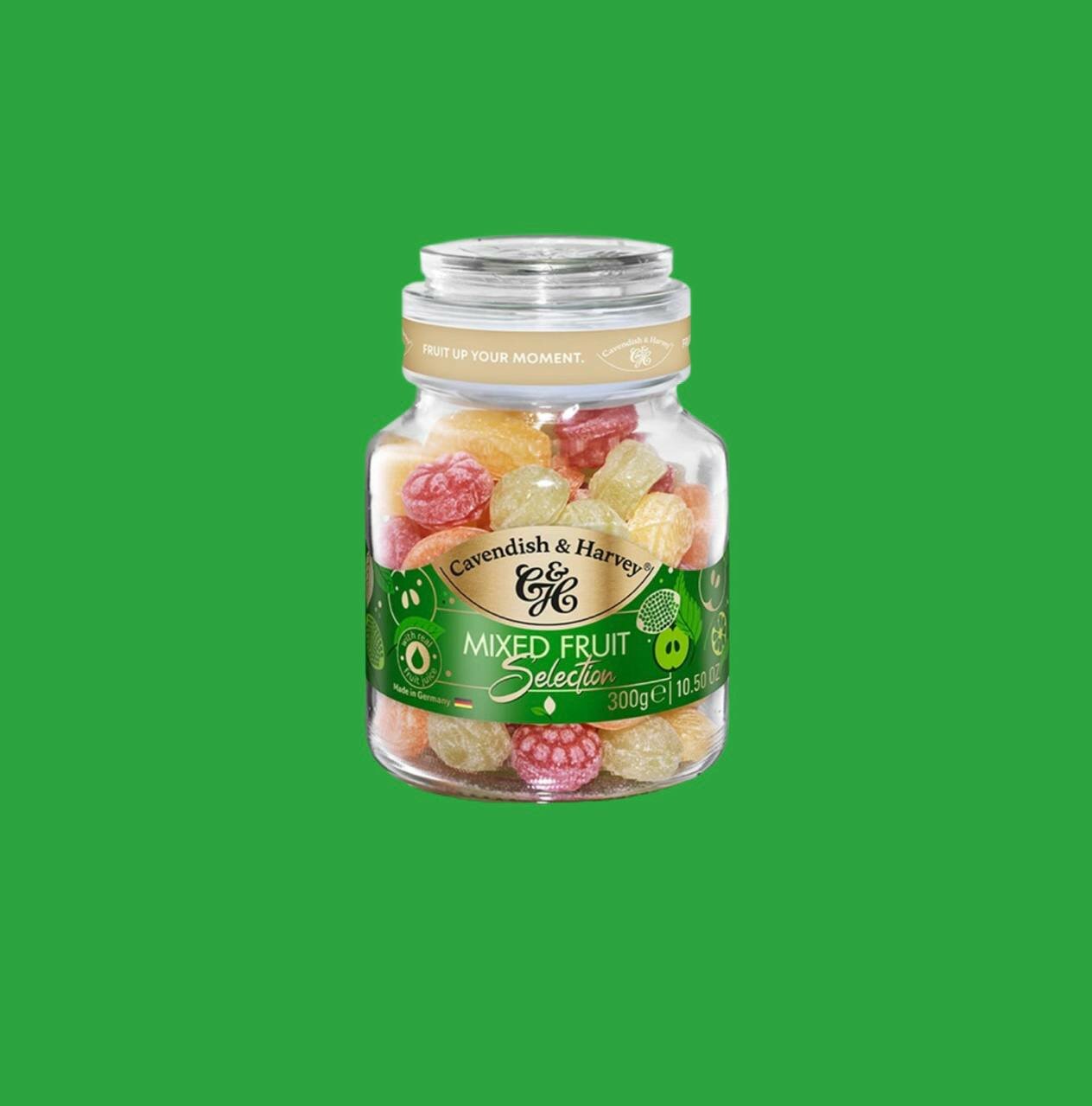 Конфеты леденцы Cavendish & Harvey Mixed Fruit Ассорти фруктов, 300 г.