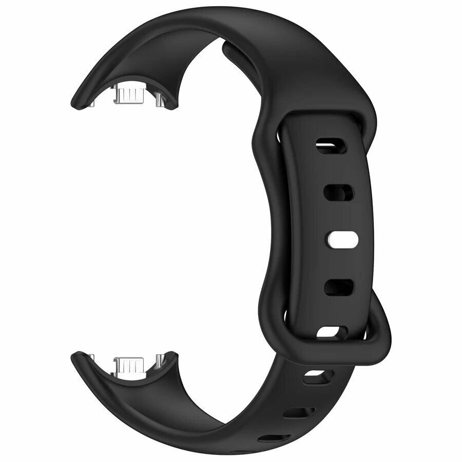 Черный силиконовый ремешок ATOPKEY для Xiaomi Mi Band 8 9 10