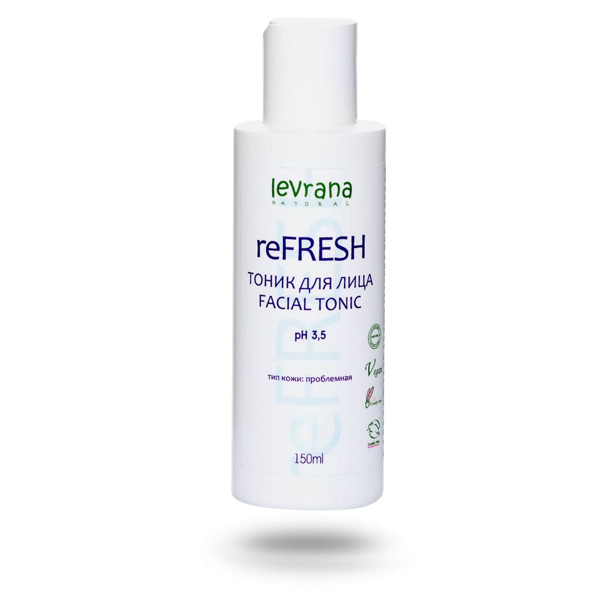 LEVRANA ReFresh тоник для лица 150 мл увлажнение, освежение и питание кожи